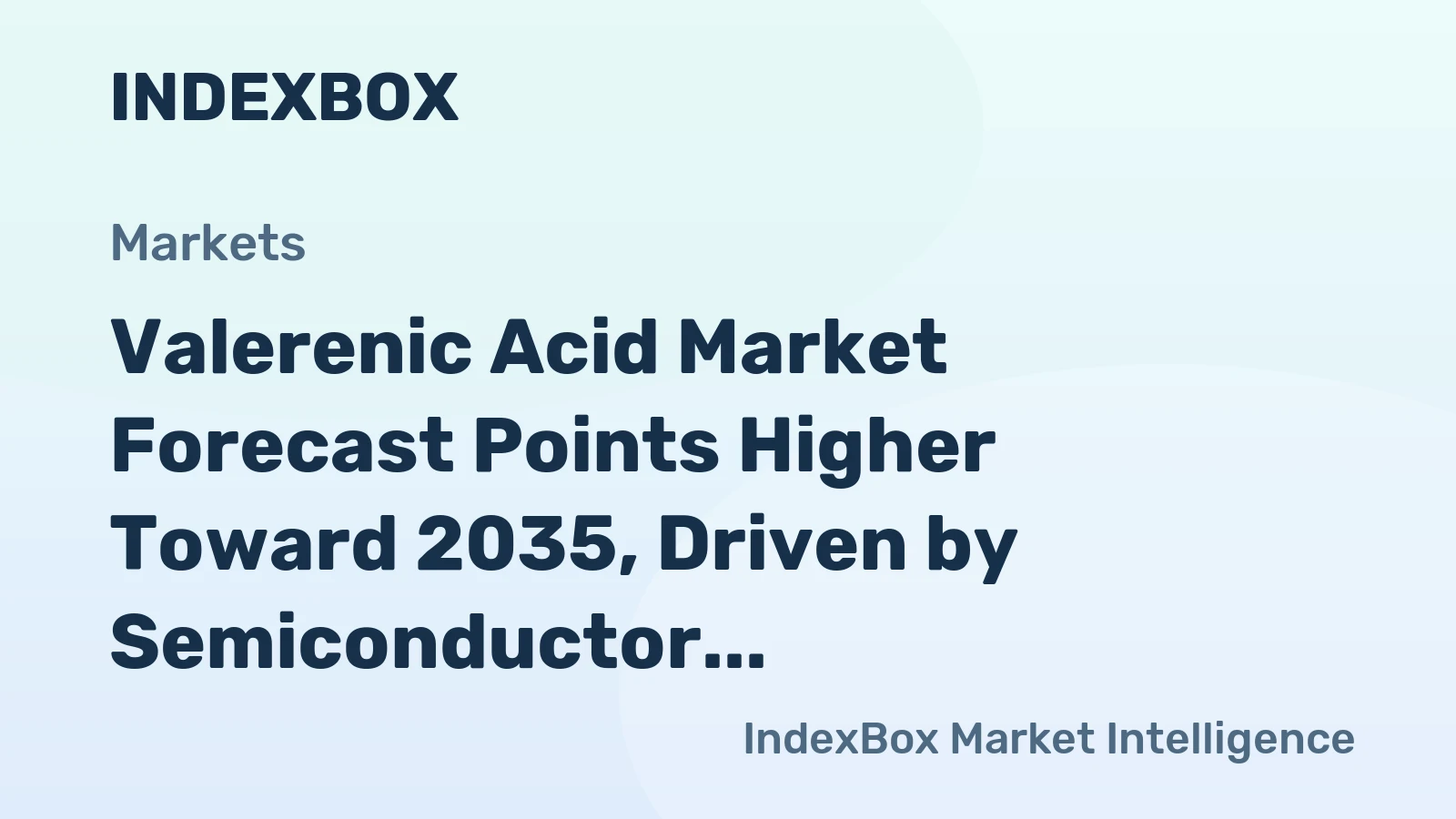 Valerenic Acid Market Forecast Points Higher Toward 2035, Driven by Semiconductor Cleaning Demand