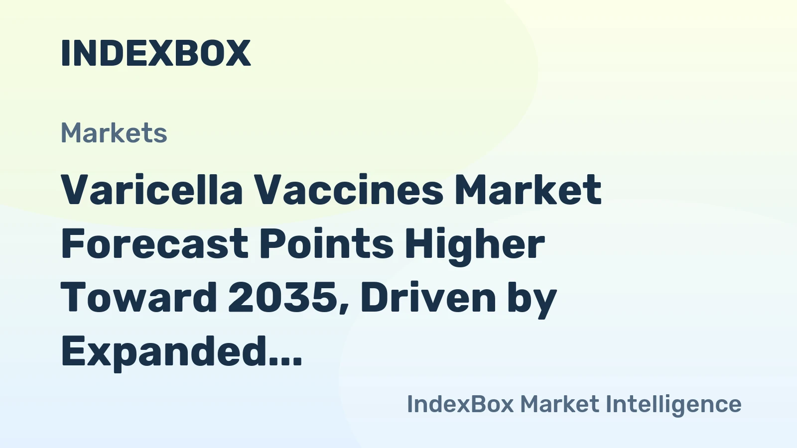 Varicella Vaccines Market Forecast Points Higher Toward 2035, Driven by Expanded Immunization Mandates