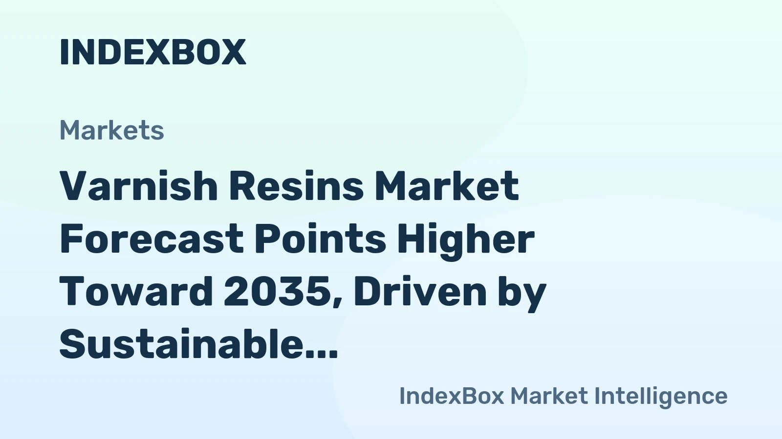 Varnish Resins Market Forecast Points Higher Toward 2035, Driven by Sustainable Formulation Shifts