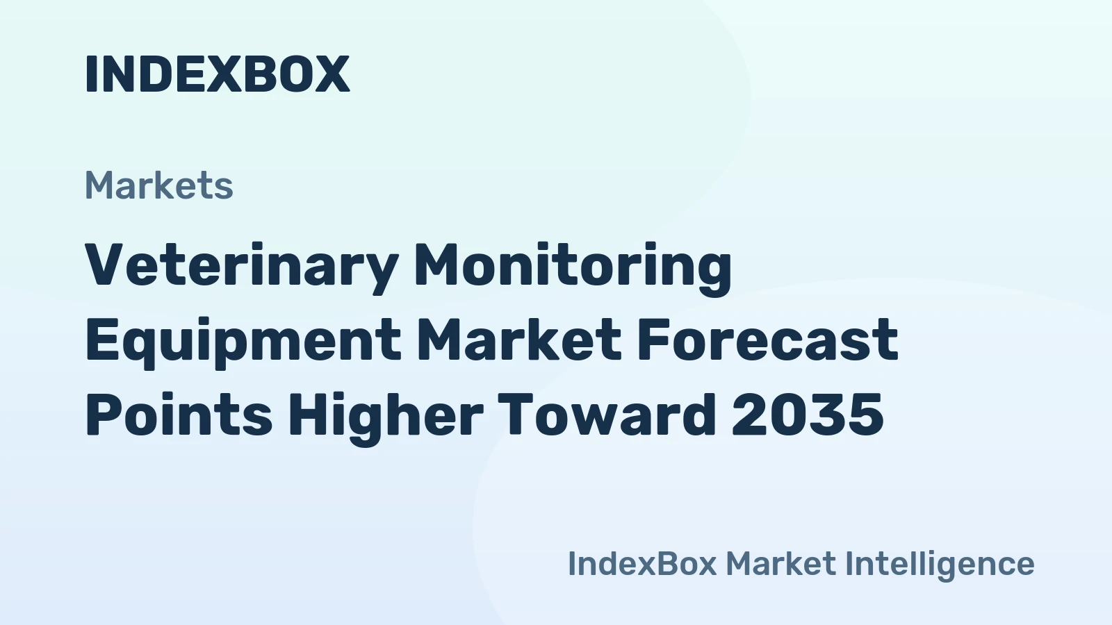 Veterinary Monitoring Equipment Market Forecast Points Higher Toward 2035, Driven by Humanization of Companion Animals