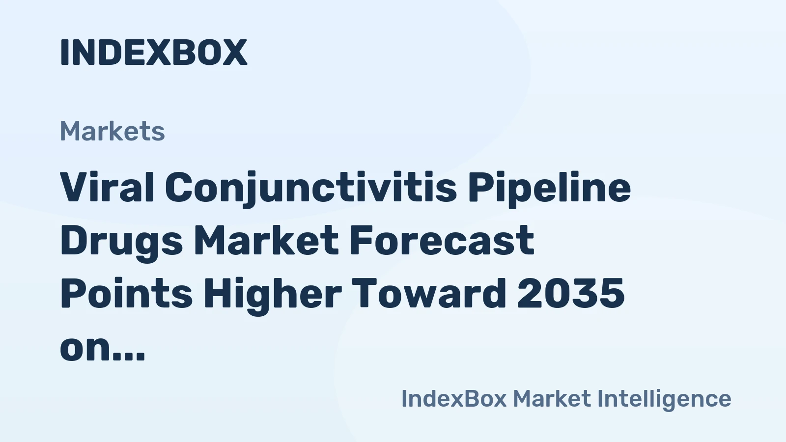 Viral Conjunctivitis Pipeline Drugs Market Forecast Points Higher Toward 2035 on Unmet Clinical Need
