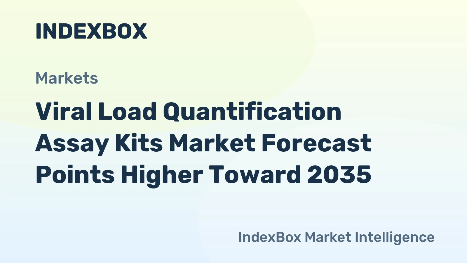 Viral Load Quantification Assay Kits Market Forecast Points Higher Toward 2035, Driven by Expanding HIV and Hepatitis Screening Programs
