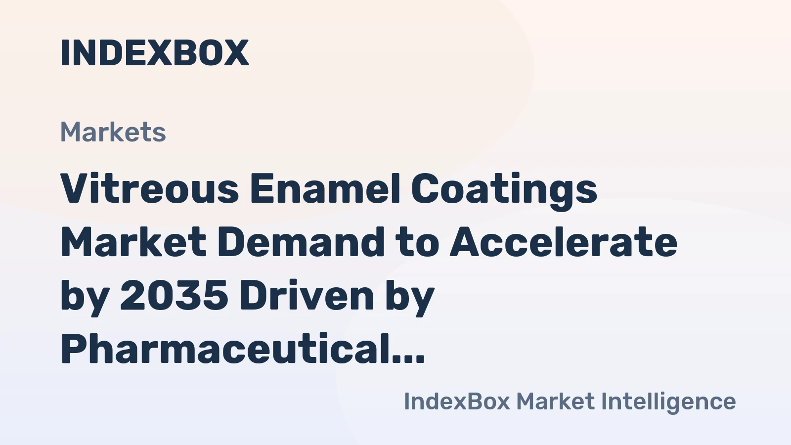 Vitreous Enamel Coatings Market Demand to Accelerate by 2035 Driven by Pharmaceutical Capacity Expansion and Chemical Plant Modernization