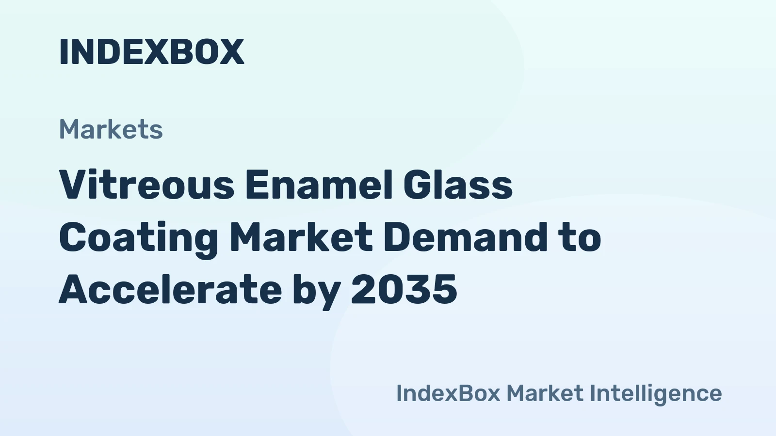 Vitreous Enamel Glass Coating Market Demand to Accelerate by 2035, Driven by Chemical Processing Upgrades and Food-Safety Standards