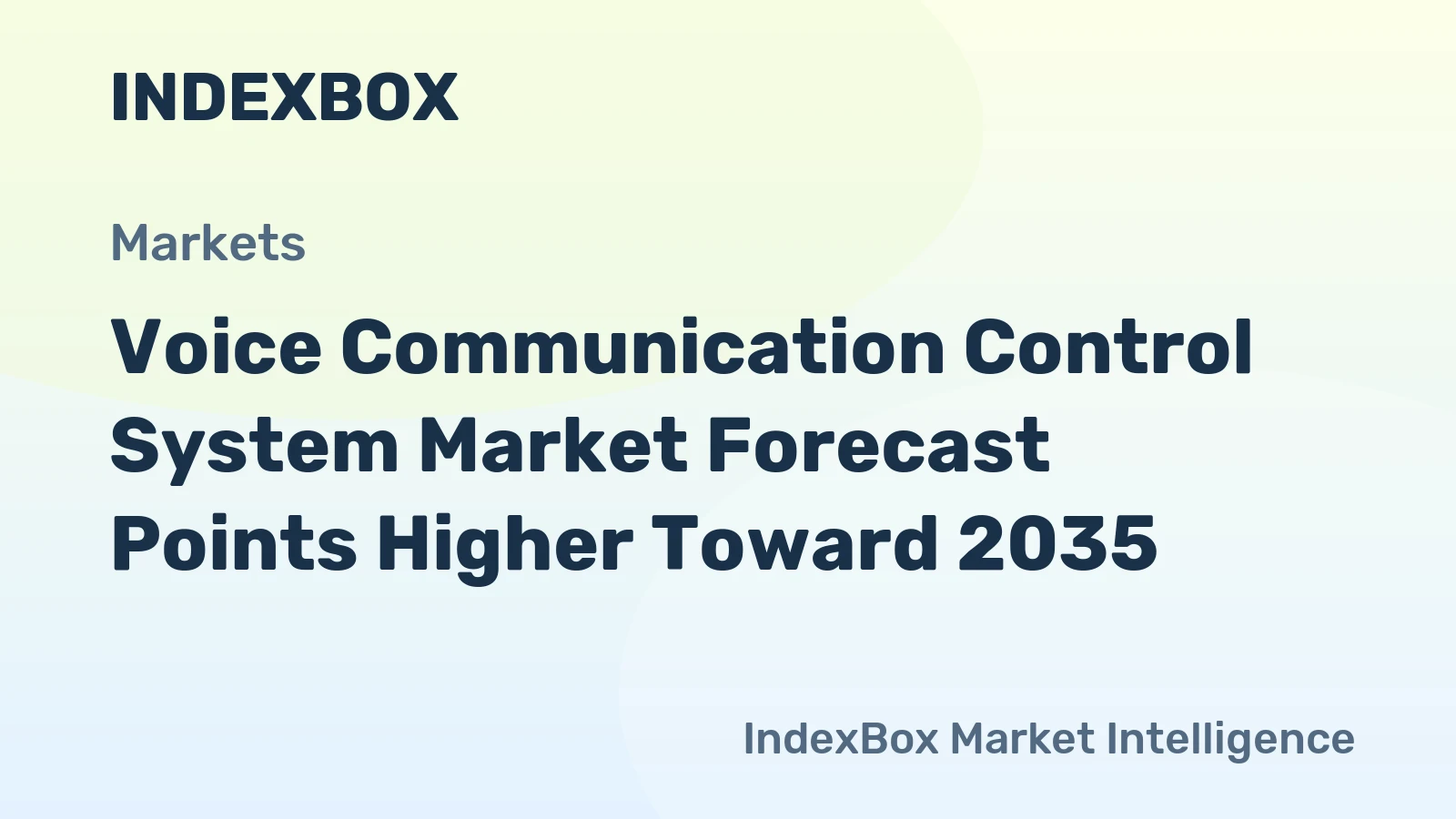 Voice Communication Control System Market Forecast Points Higher Toward 2035, Driven by Air Traffic Modernization and Public Safety Mandates