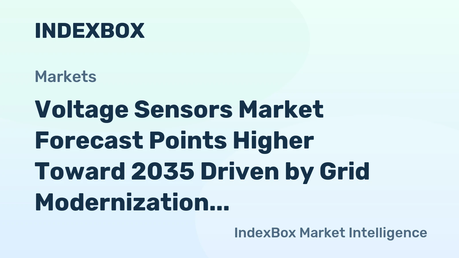 Voltage Sensors Market Forecast Points Higher Toward 2035 Driven by Grid Modernization and EV Expansion