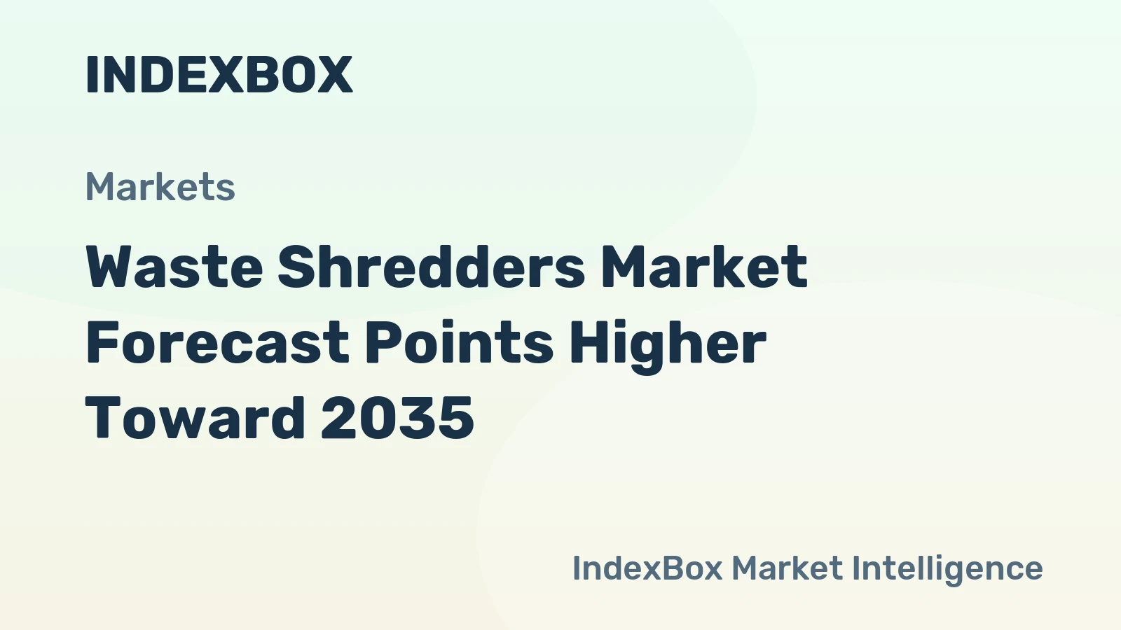 Waste Shredders Market Forecast Points Higher Toward 2035, Driven by Stringent Recycling Mandates and Circular Economy Policies