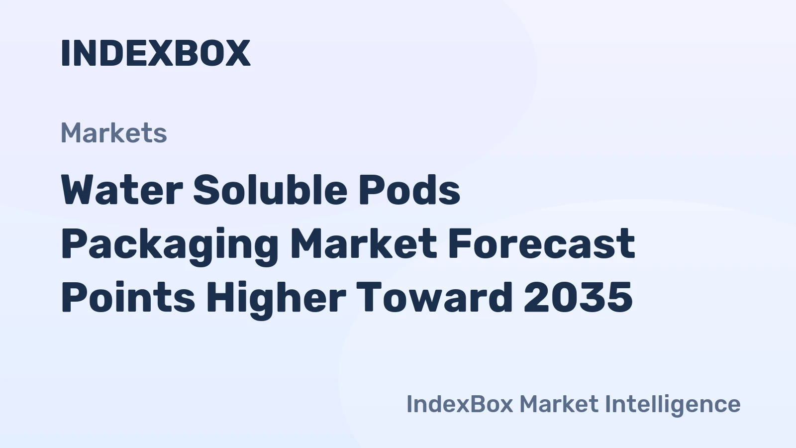 Water Soluble Pods Packaging Market Forecast Points Higher Toward 2035, Driven by Sustainability and Convenience Demands