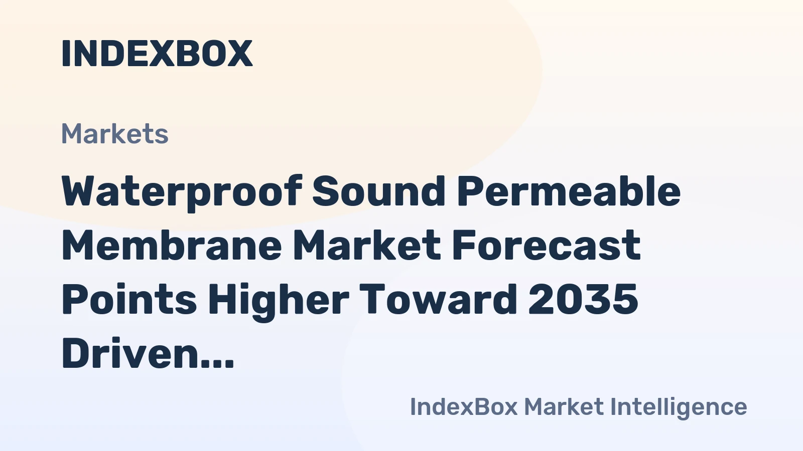 Waterproof Sound Permeable Membrane Market Forecast Points Higher Toward 2035 Driven by Miniaturized Electronics and Automotive Acoustic Demands