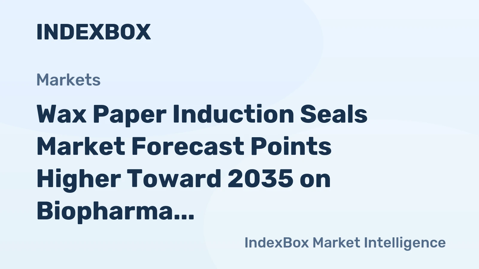 Wax Paper Induction Seals Market Forecast Points Higher Toward 2035 on Biopharma Expansion and Regulatory Mandates