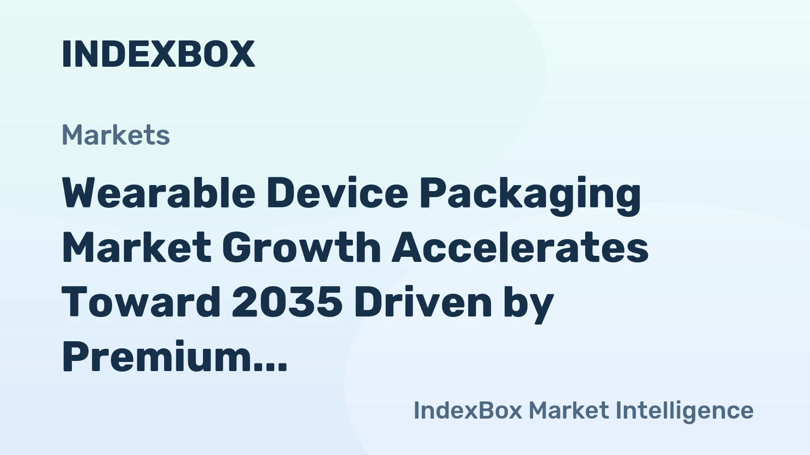 Wearable Device Packaging Market Growth Accelerates Toward 2035 Driven by Premium Unboxing and E-Commerce Demands