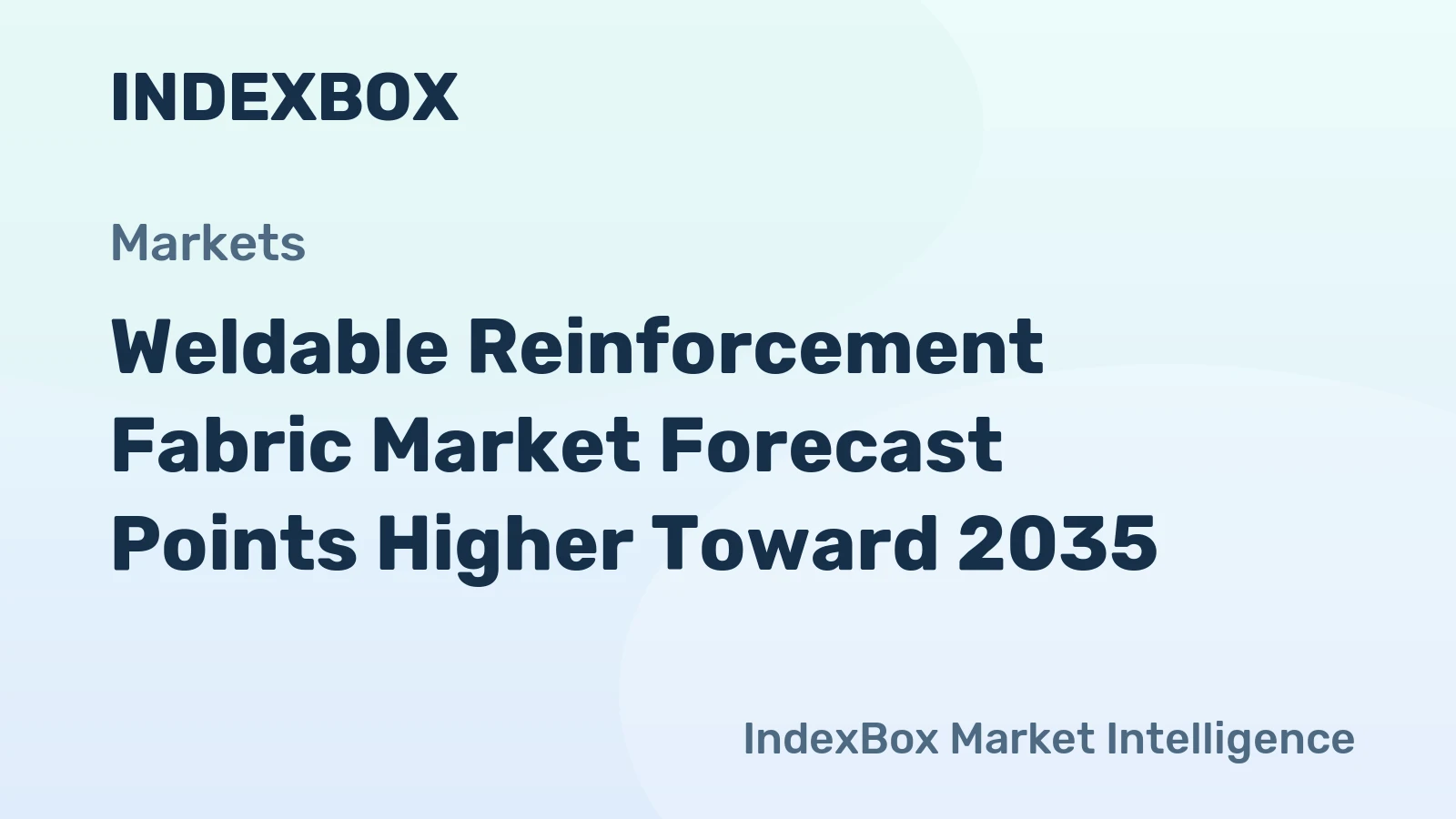 Weldable Reinforcement Fabric Market Forecast Points Higher Toward 2035, Driven by Tunnel Electrification and EMC Shielding Demand