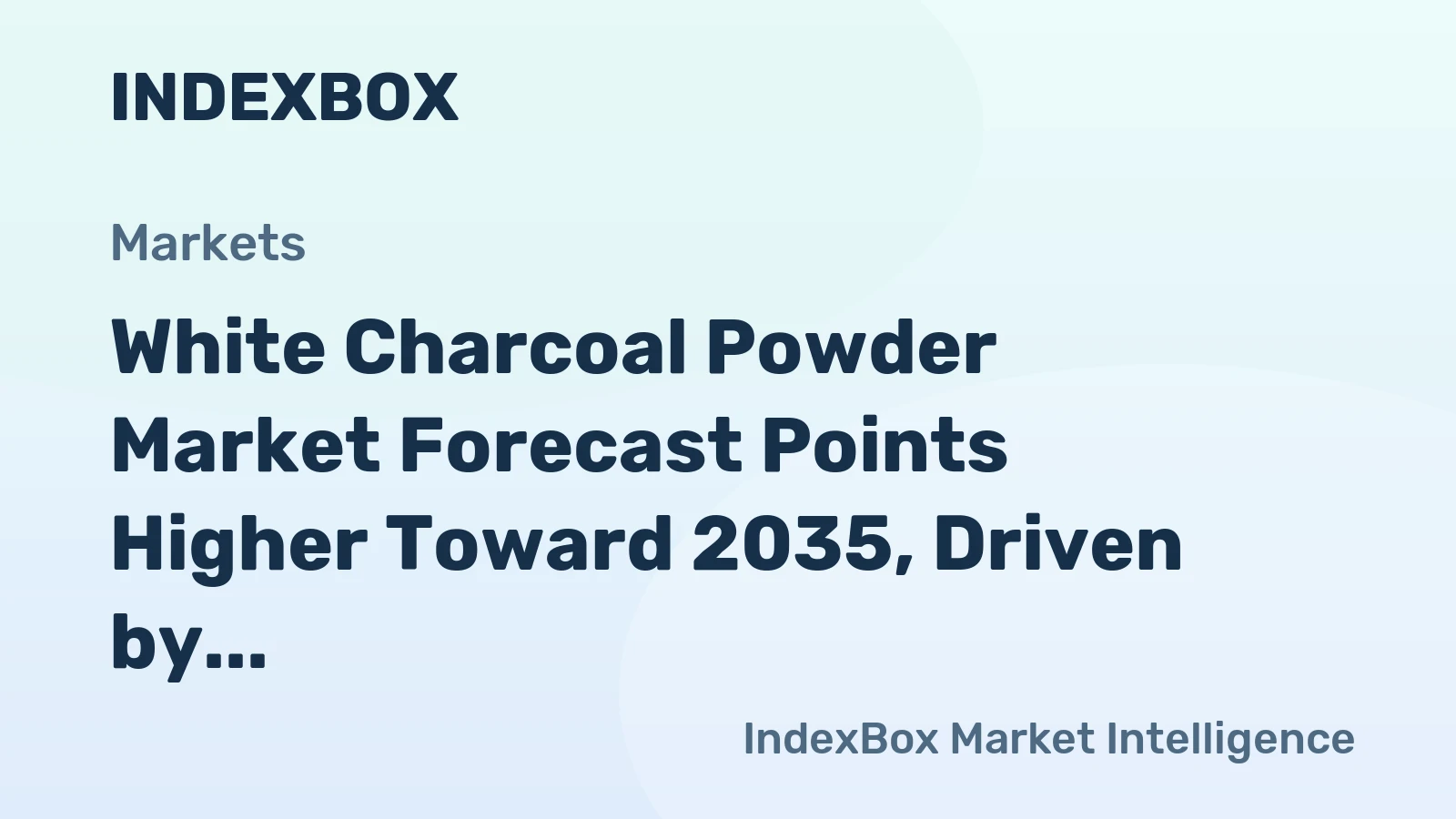 White Charcoal Powder Market Forecast Points Higher Toward 2035, Driven by Wellness and Sustainability Trends