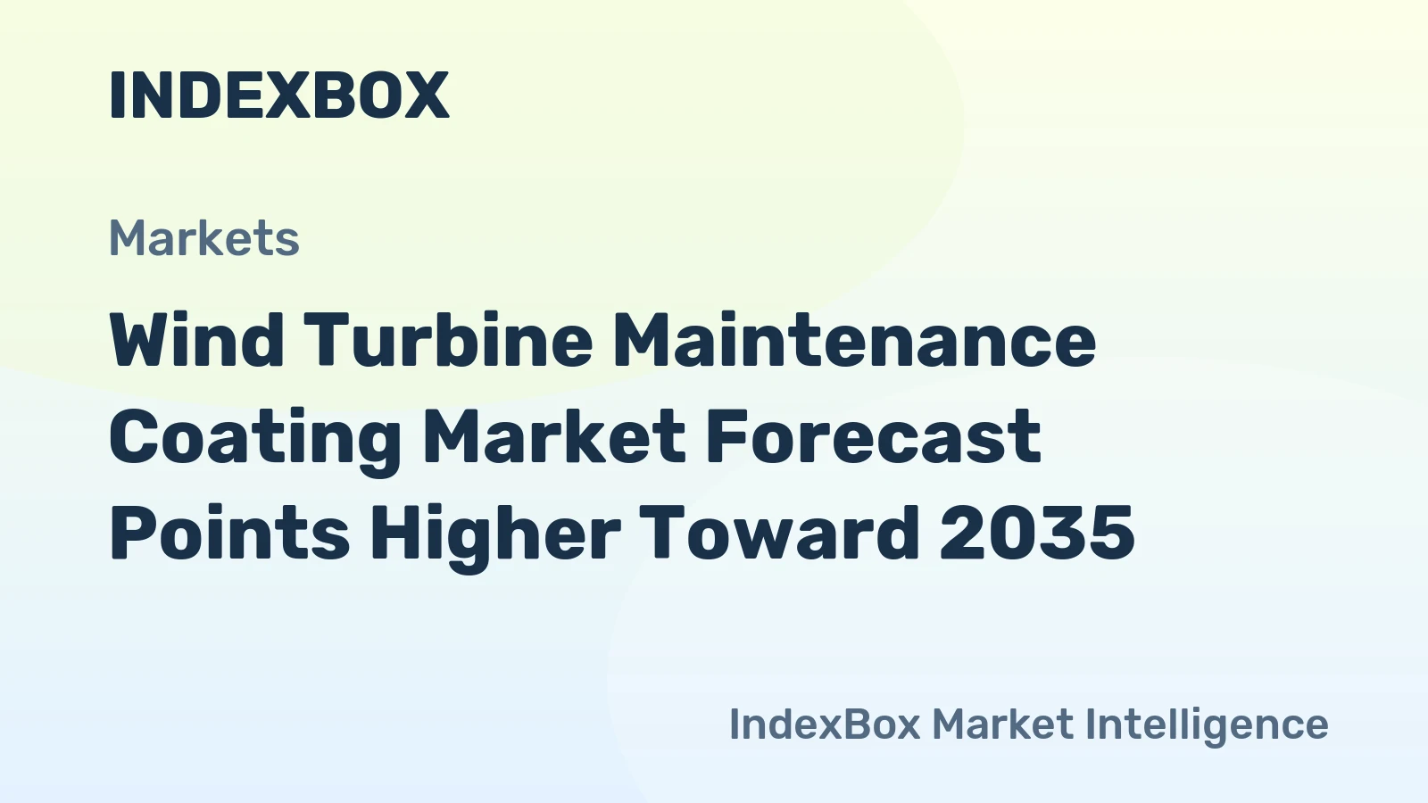 Wind Turbine Maintenance Coating Market Forecast Points Higher Toward 2035, Driven by Offshore Expansion and Aging Fleet Recoating Demand