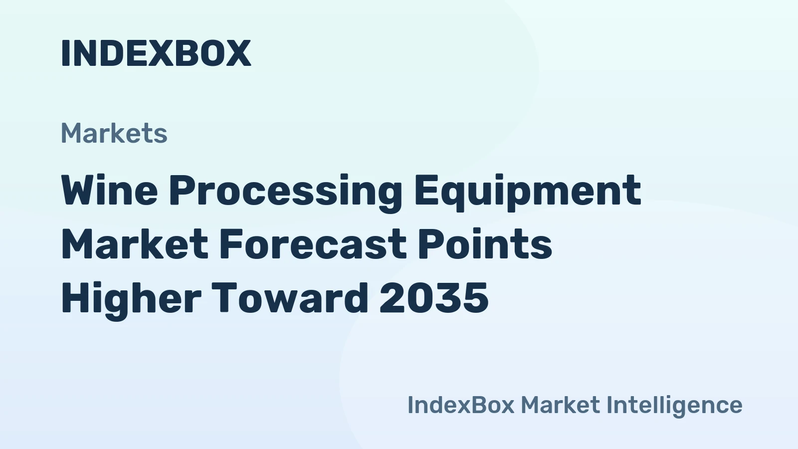 Wine Processing Equipment Market Forecast Points Higher Toward 2035, Driven by Premiumization and Automation Demand