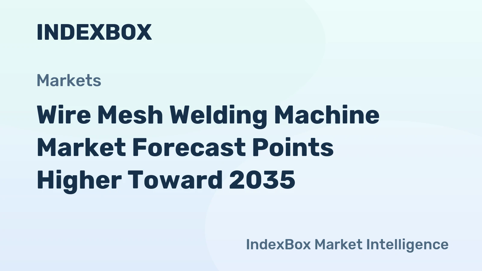 Wire Mesh Welding Machine Market Forecast Points Higher Toward 2035, Driven by Infrastructure Modernization and Automation Demand