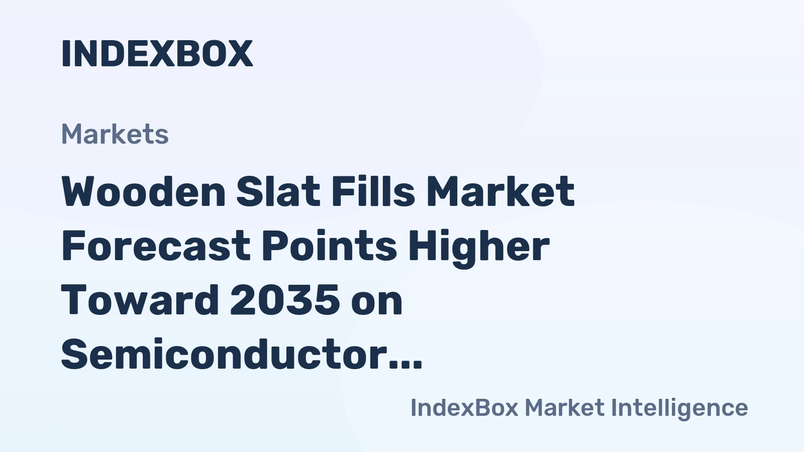 Wooden Slat Fills Market Forecast Points Higher Toward 2035 on Semiconductor Fab Expansion and Cooling Tower Retrofits