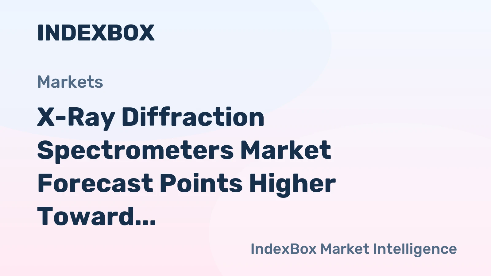 X-Ray Diffraction Spectrometers Market Forecast Points Higher Toward 2035, Driven by Pharmaceutical Quality Mandates