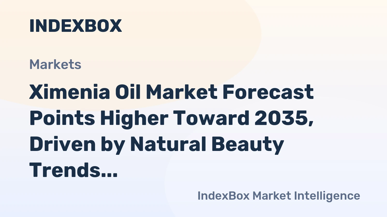 Ximenia Oil Market Forecast Points Higher Toward 2035, Driven by Natural Beauty Trends