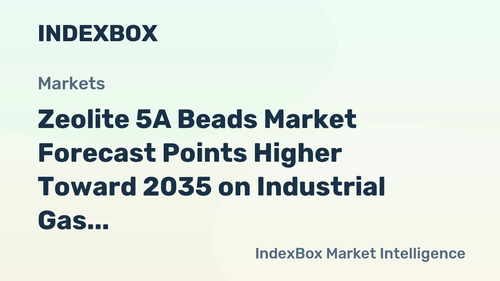 Zeolite 5A Beads Market Forecast Points Higher Toward 2035 on Industrial Gas and Petrochemical Demand
