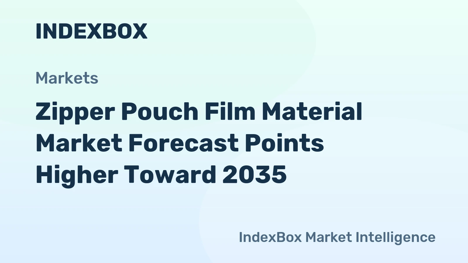 Zipper Pouch Film Material Market Forecast Points Higher Toward 2035, Driven by Resealable Packaging Demand in E-Commerce and Food Supply Chains