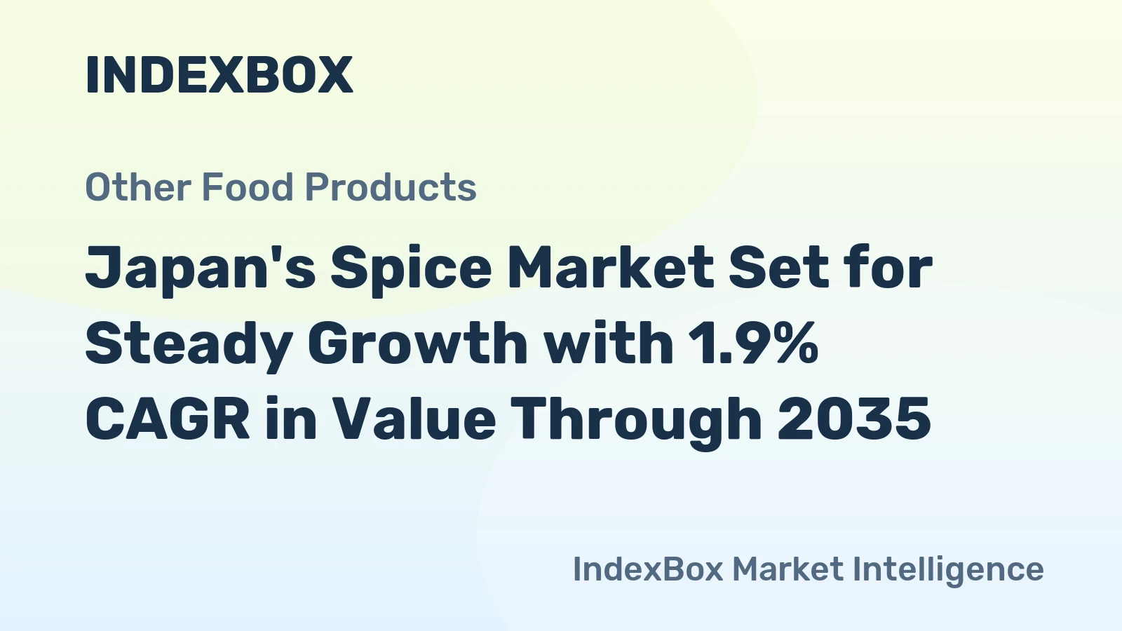 Japan's Spice Market Set for Steady Growth with 1.9% CAGR in Value Through 2035