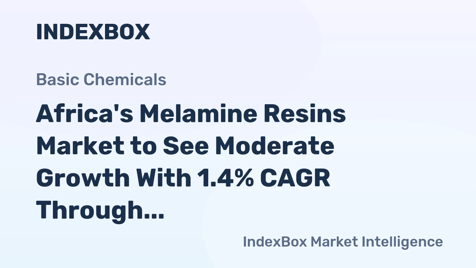 Africa's Melamine Resins Market to See Moderate Growth With 1.4% CAGR Through 2035