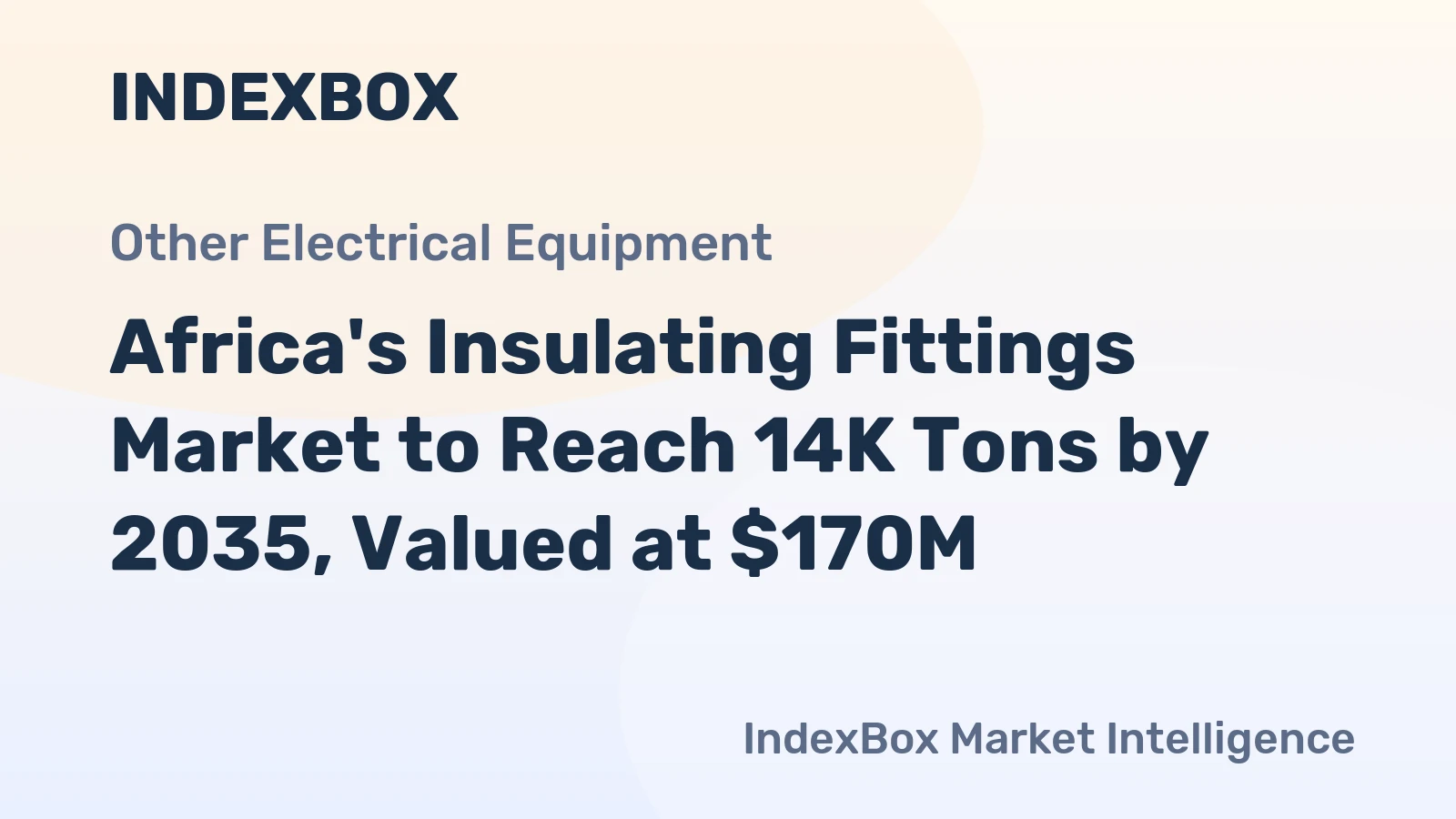 Africa's Insulating Fittings Market to Reach 14K Tons by 2035, Valued at $170M