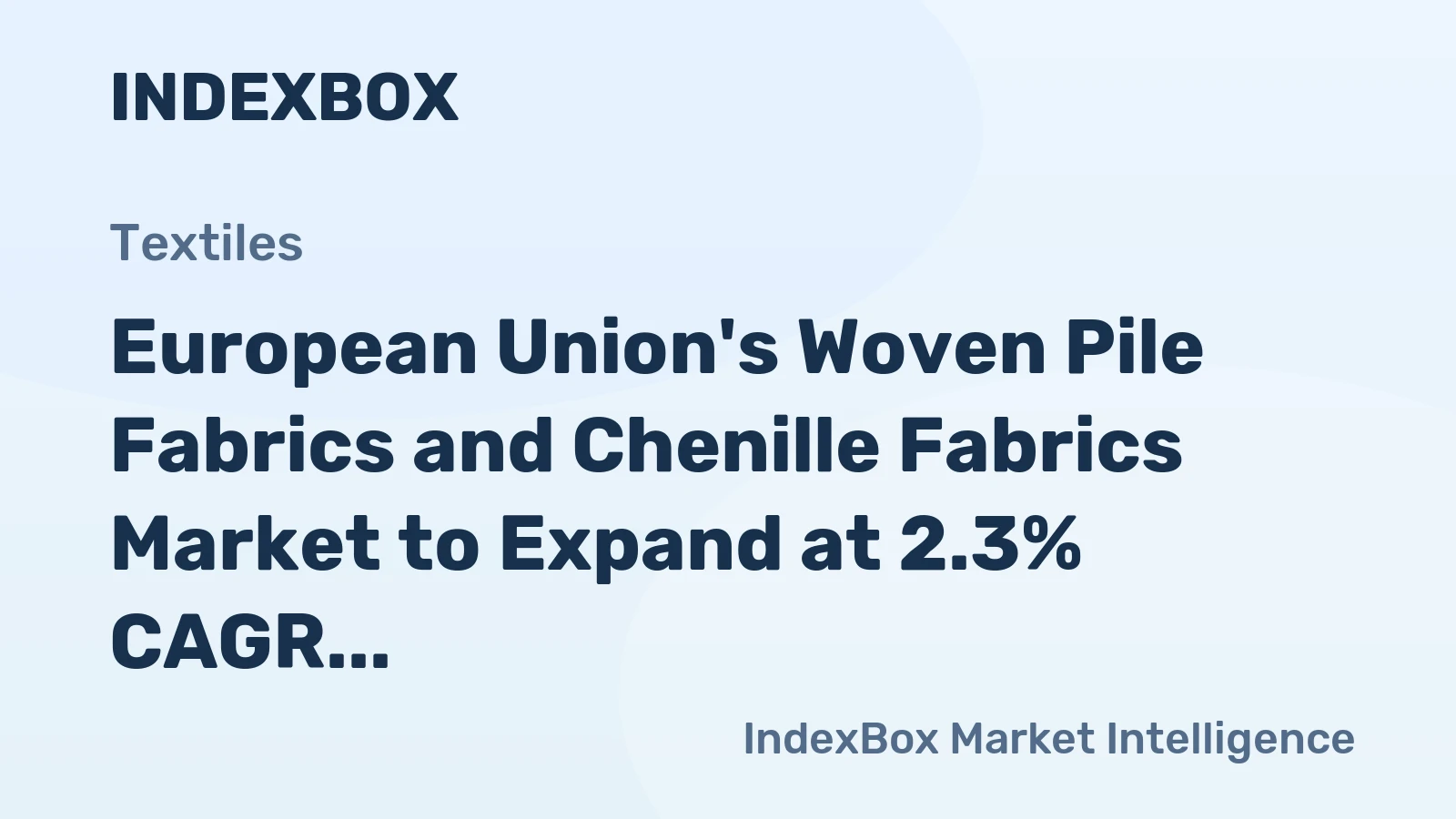 European Union's Woven Pile Fabrics and Chenille Fabrics Market to Expand at 2.3% CAGR, Reaching 61K Tons by 2035