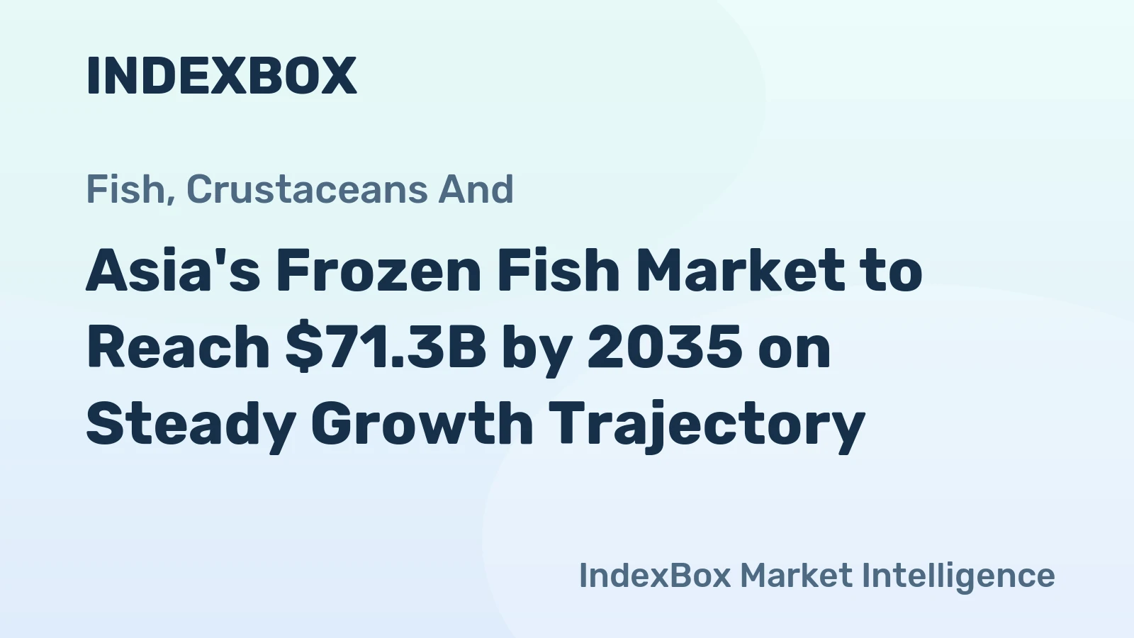 Asia's Frozen Fish Market to Reach $71.3B by 2035 on Steady Growth Trajectory