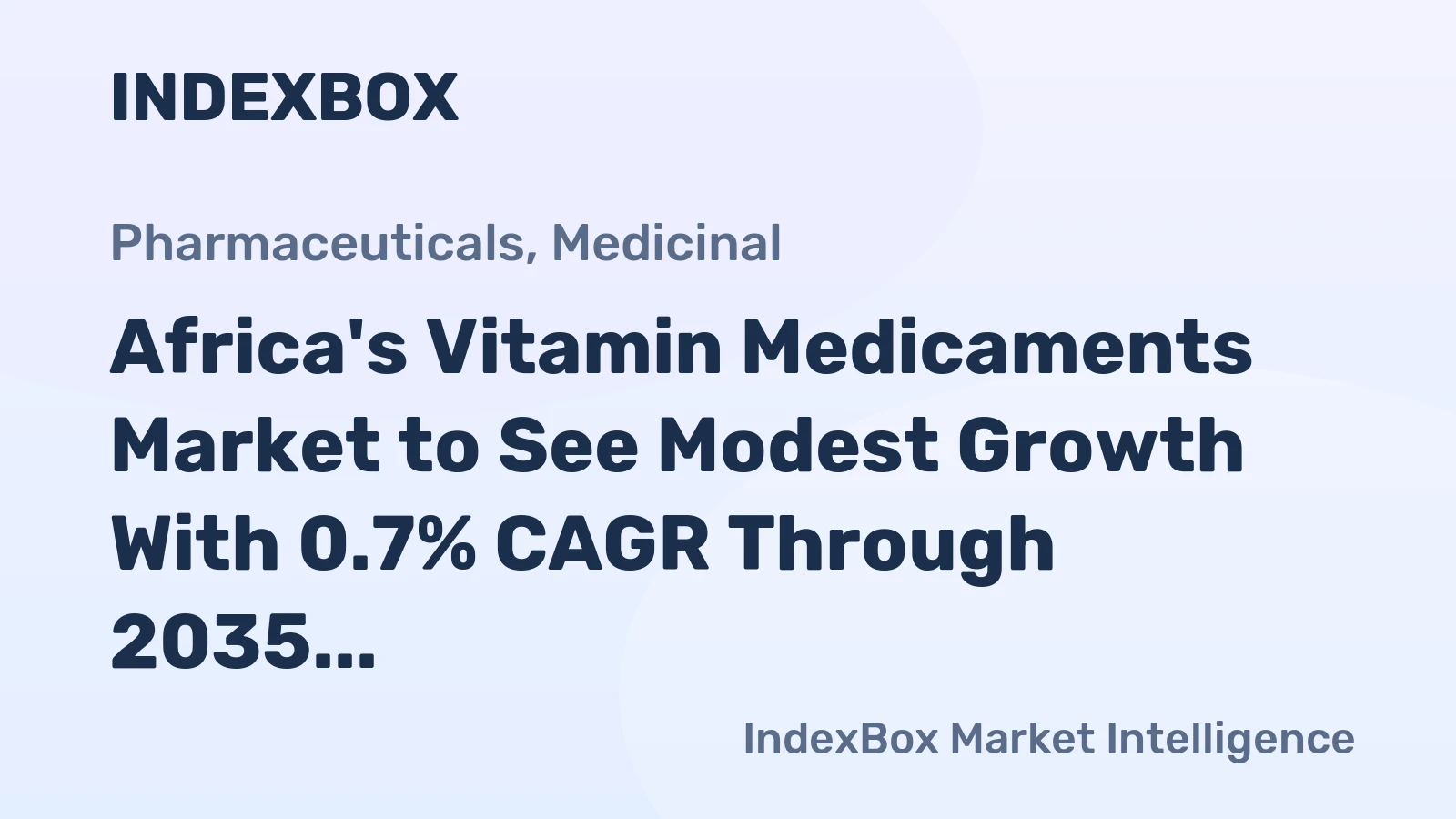 Africa's Vitamin Medicaments Market to See Modest Growth With 0.7% CAGR Through 2035