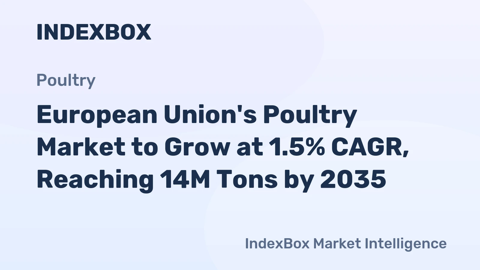 European Union's Poultry Market to Grow at 1.5% CAGR, Reaching 14M Tons by 2035