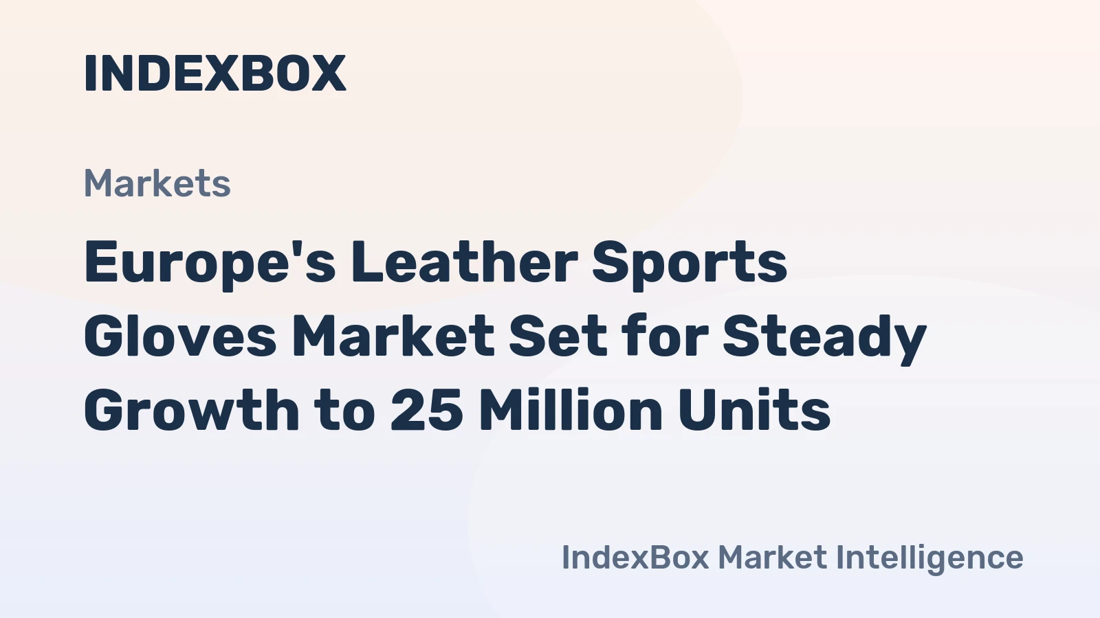 Europe's Leather Sports Gloves Market Set for Steady Growth to 25 Million Units