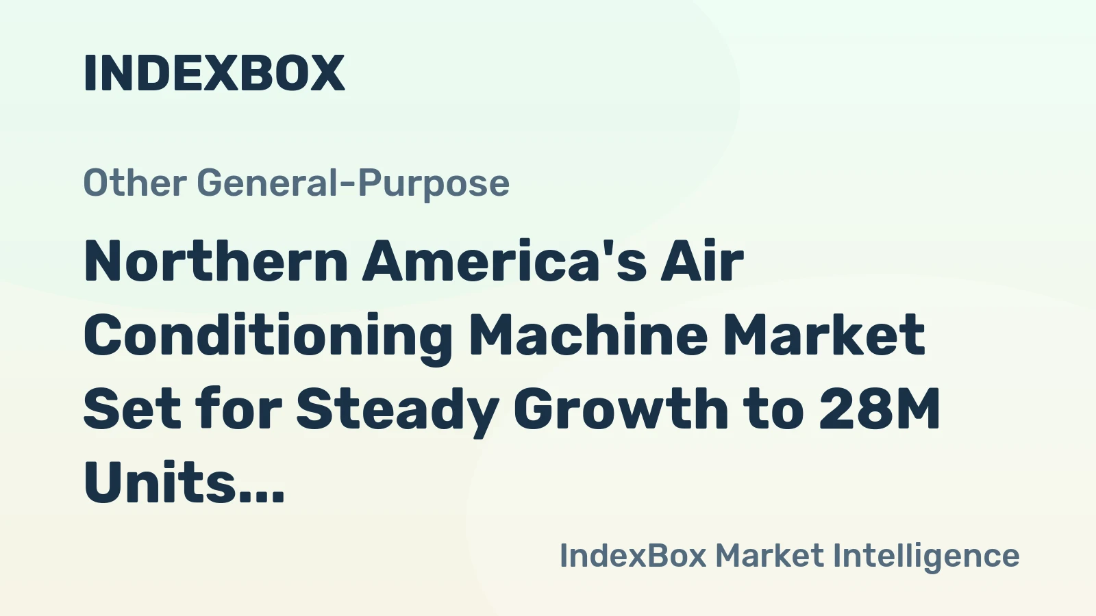 Northern America's Air Conditioning Machine Market Set for Steady Growth to 28M Units and $7.7B