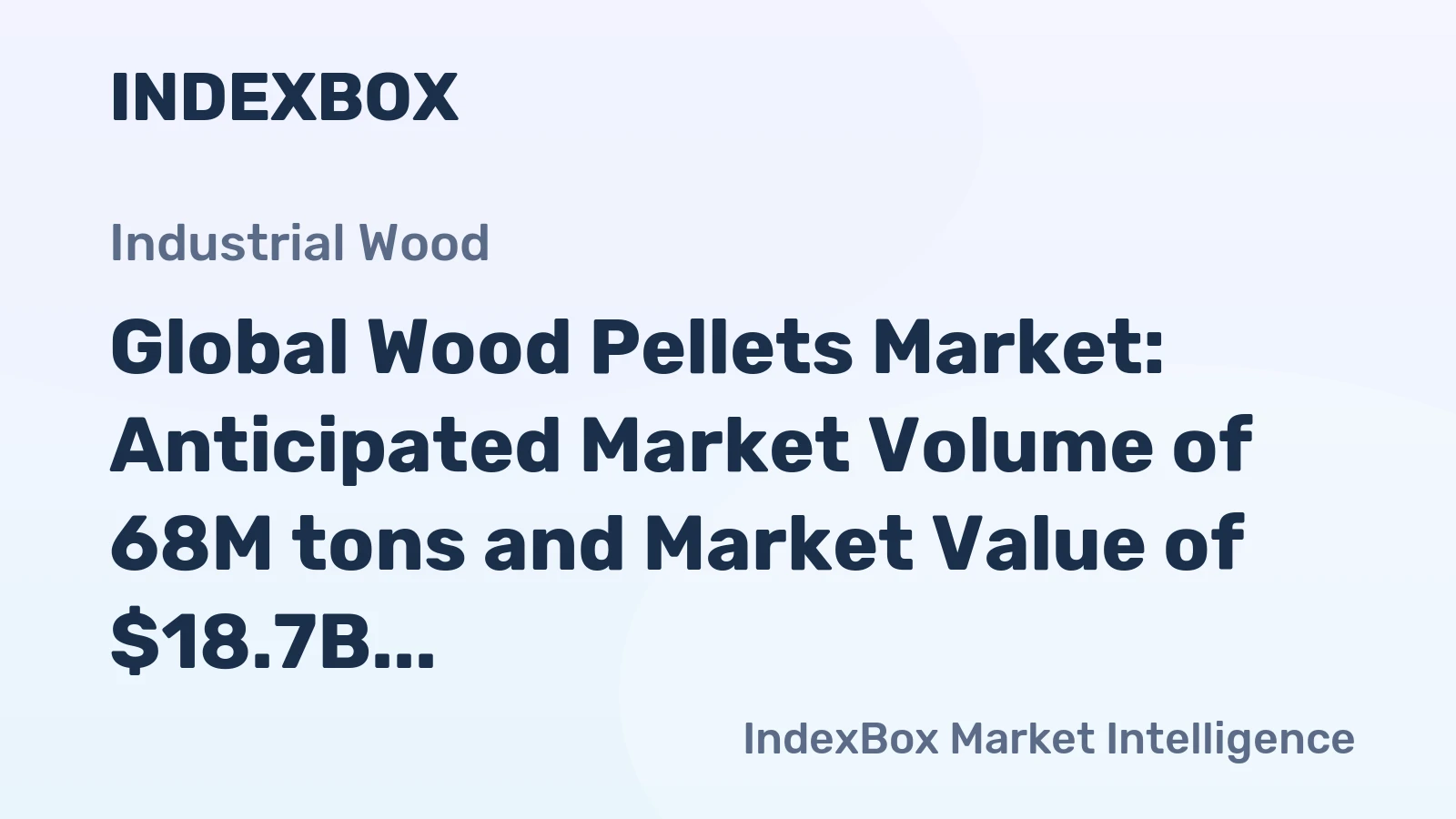 Global Wood Pellets Market: Anticipated Market Volume of 68M tons and Market Value of $18.7B by 2035