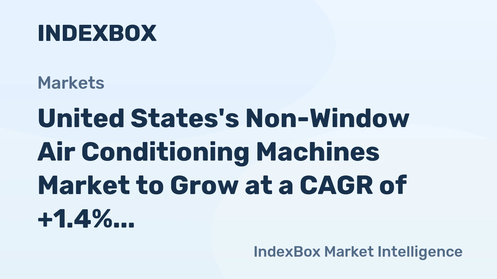 United States's Non-Window Air Conditioning Machines Market to Grow at a CAGR of +1.4% through 2035, reaching $3.4B in value
