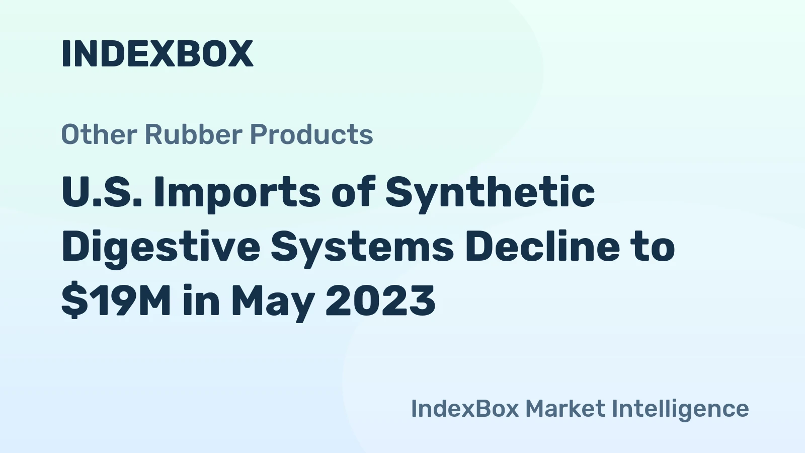U.S. Imports of Synthetic Digestive Systems Decline to $19M in May 2023