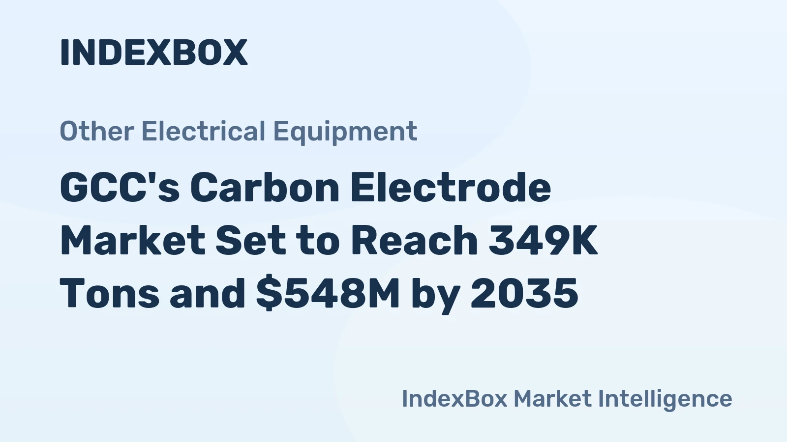 GCC's Carbon Electrode Market Set to Reach 349K Tons and $548M by 2035