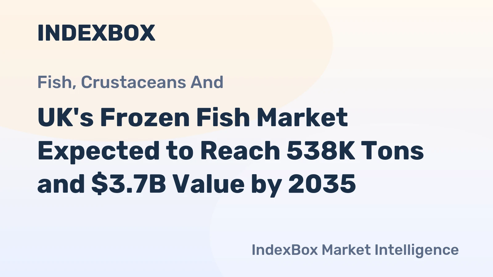 UK's Frozen Fish Market Expected to Reach 538K Tons and $3.7B Value by 2035