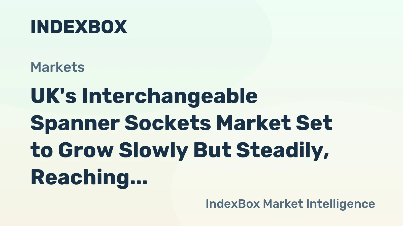 UK's Interchangeable Spanner Sockets Market Set to Grow Slowly But Steadily, Reaching 5.1K Tons and $56M by 2035