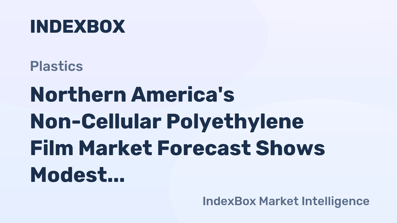 Northern America's Non-Cellular Polyethylene Film Market Forecast Shows Modest Growth With a +0.5% CAGR