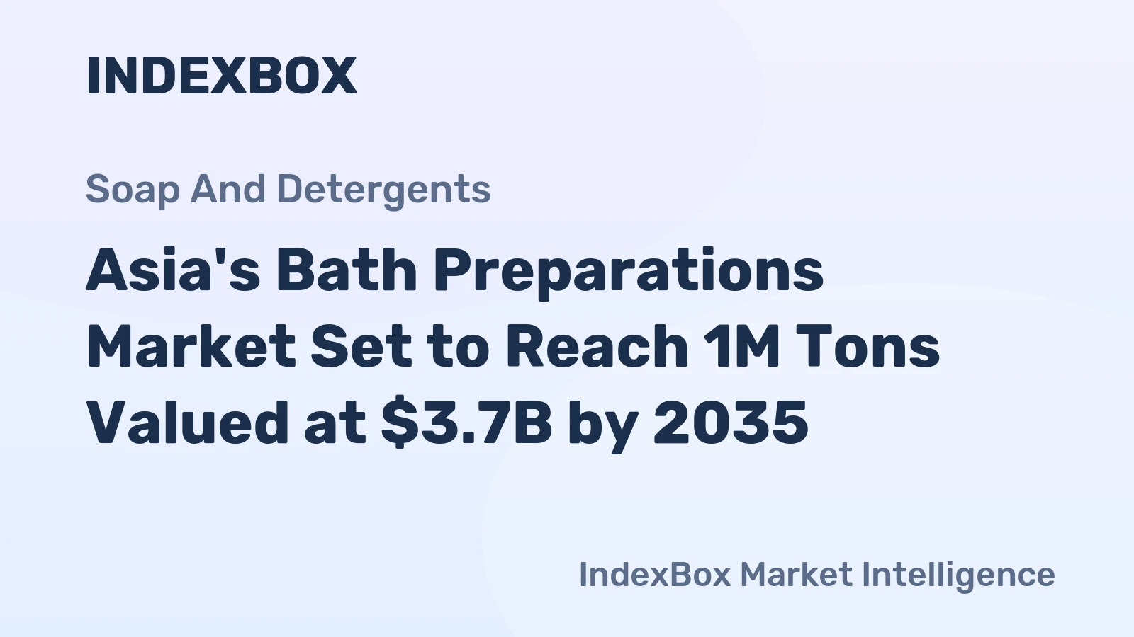 Asia's Bath Preparations Market Set to Reach 1M Tons Valued at $3.7B by 2035
