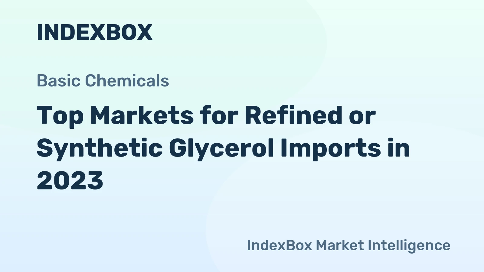 Top Markets for Refined or Synthetic Glycerol Imports in 2023
