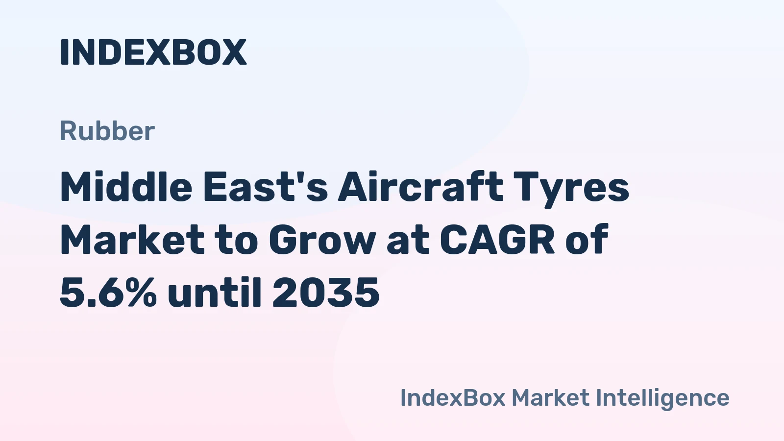 Middle East's Aircraft Tyres Market to Grow at CAGR of 5.6% until 2035