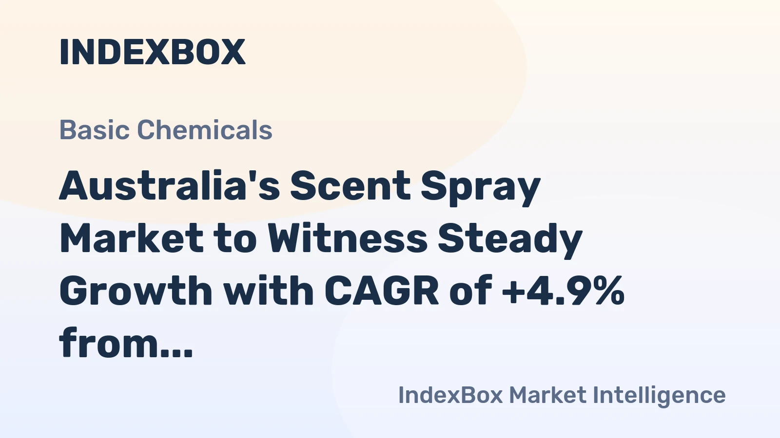 Australia's Scent Spray Market to Witness Steady Growth with CAGR of +4.9% from 2024 to 2035