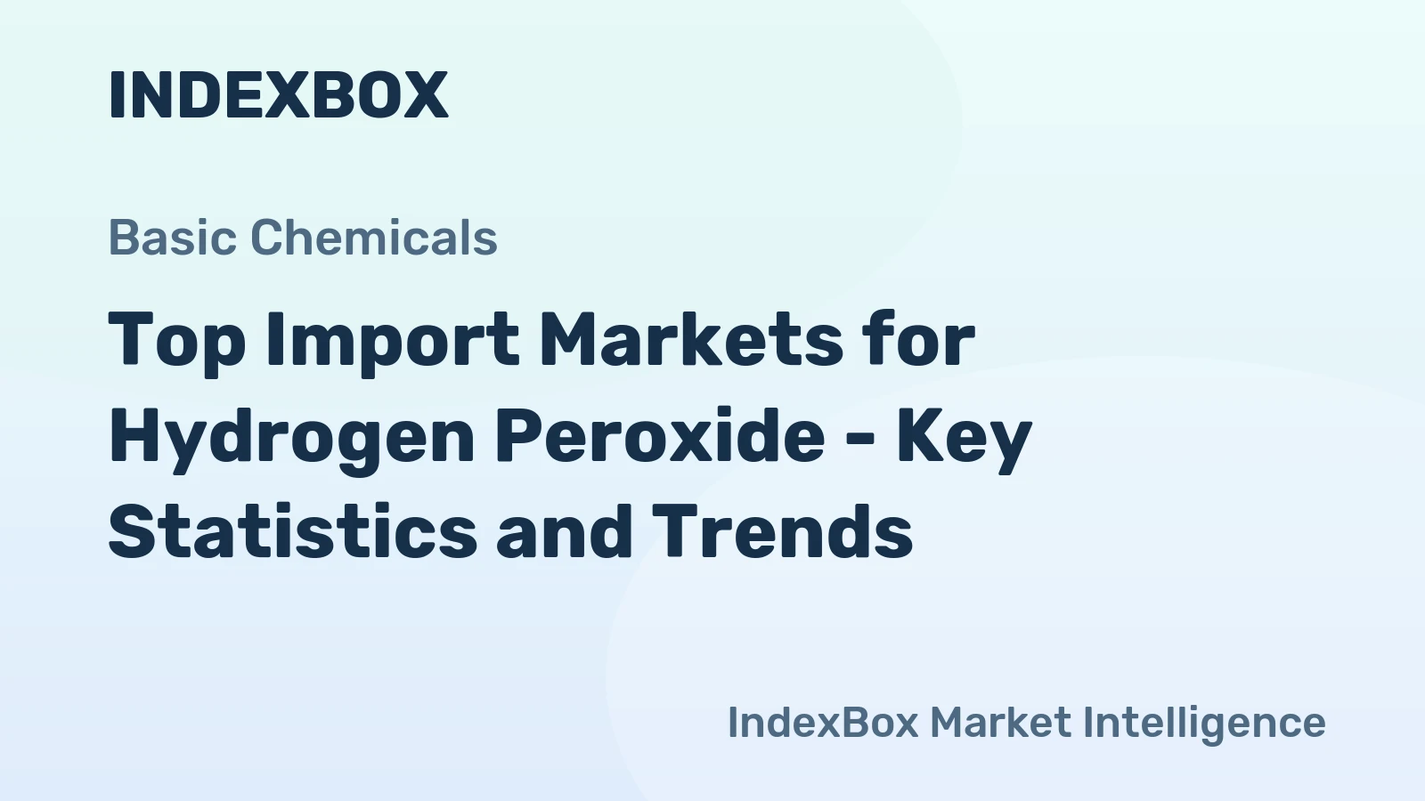 Top Import Markets for Hydrogen Peroxide - Key Statistics and Trends