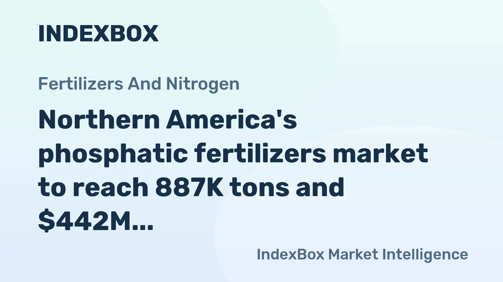 Northern America's phosphatic fertilizers market to reach 887K tons and $442M by 2035, driven by strong demand and steady growth.