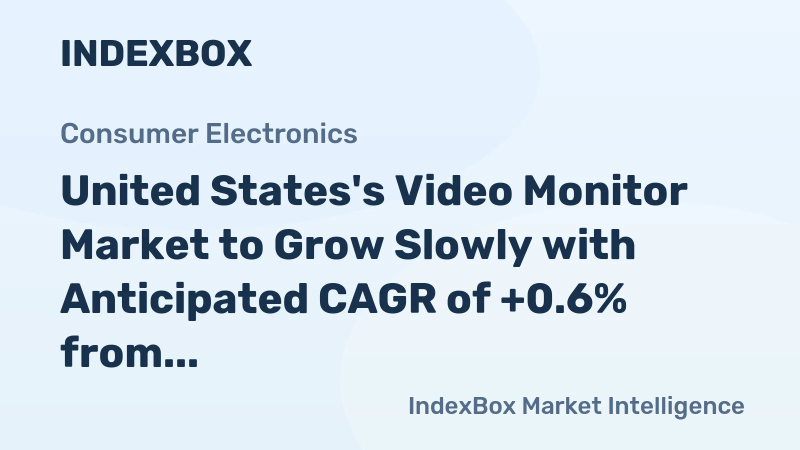 United States's Video Monitor Market to Grow Slowly with Anticipated CAGR of +0.6% from 2024 to 2035