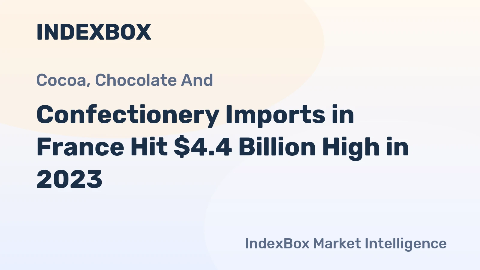 Confectionery Imports in France Hit $4.4 Billion High in 2023