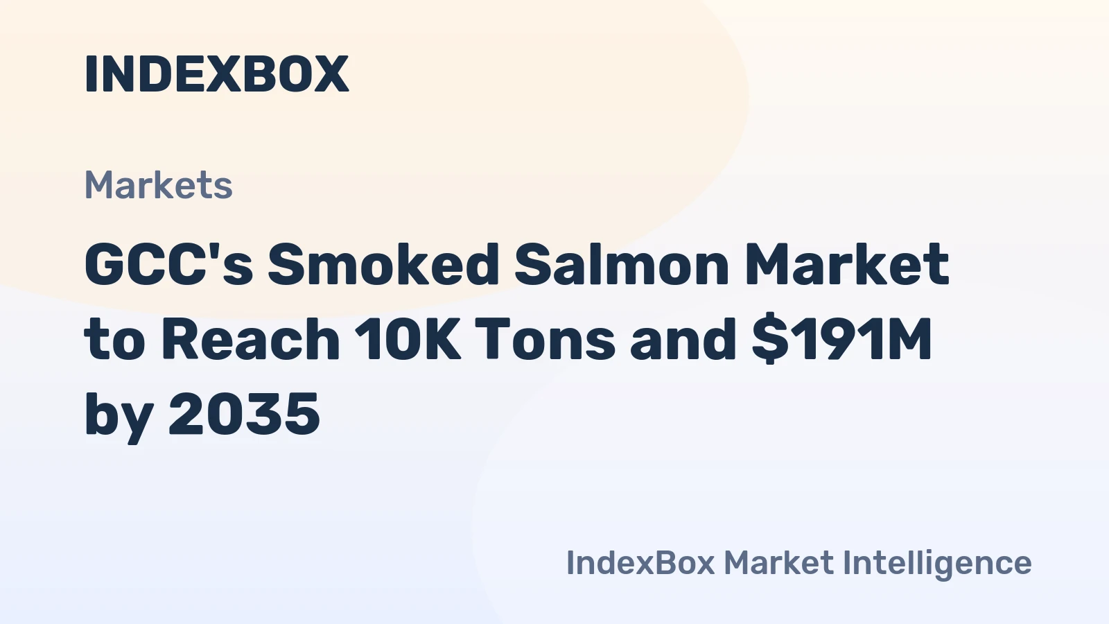 GCC's Smoked Salmon Market to Reach 10K Tons and $191M by 2035